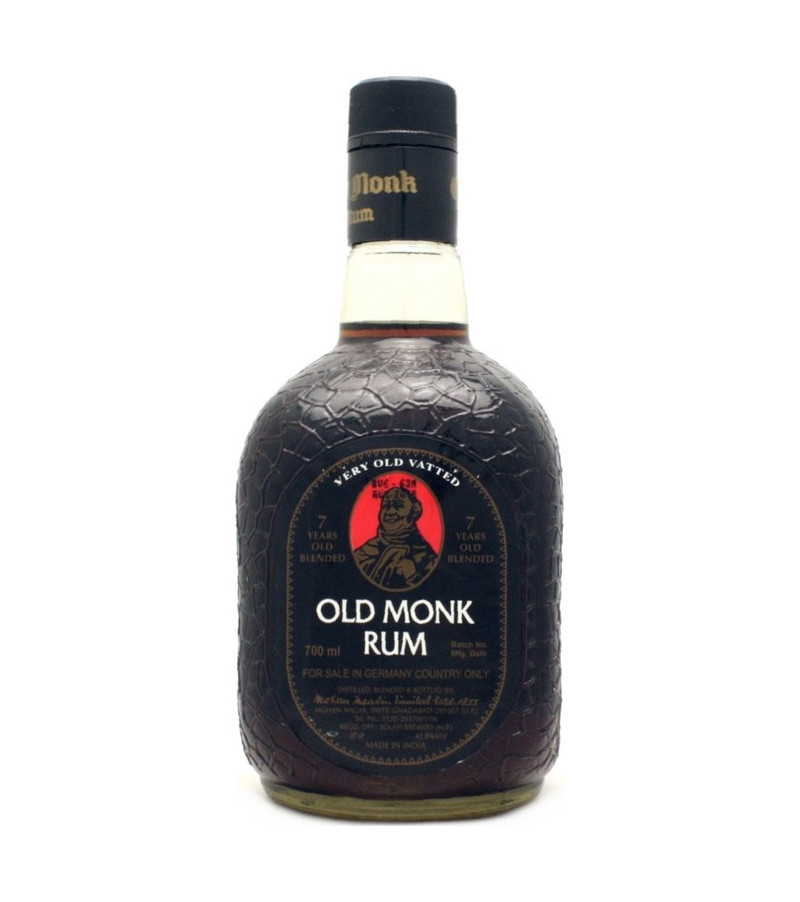 Rhum Old Monk Rum Inde 7 ans, very old vatted